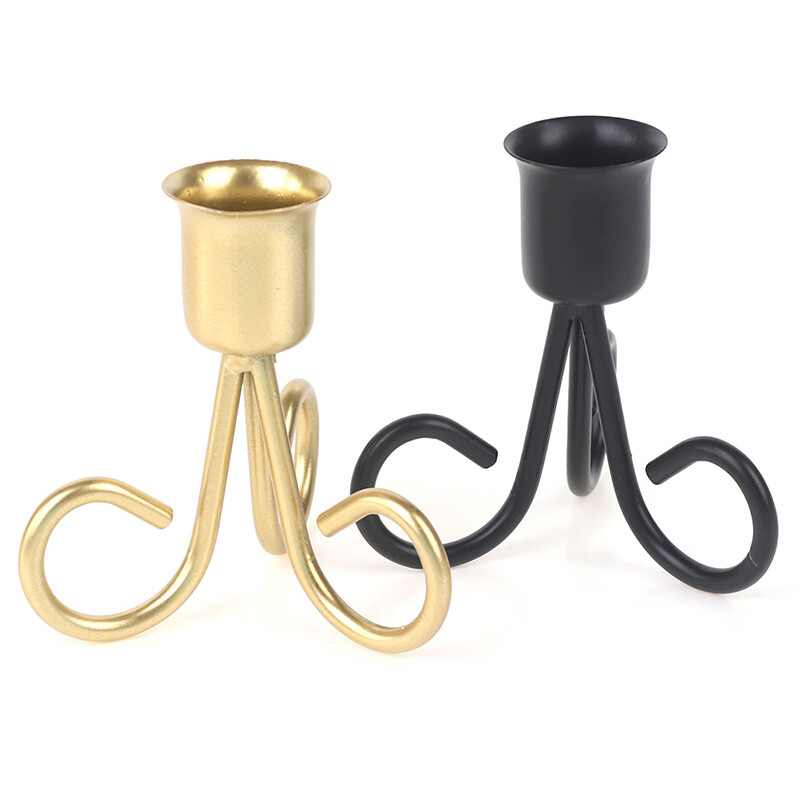 Triangle Candlestick Candle Holder Wedding Party Vintage Style Desktop ...