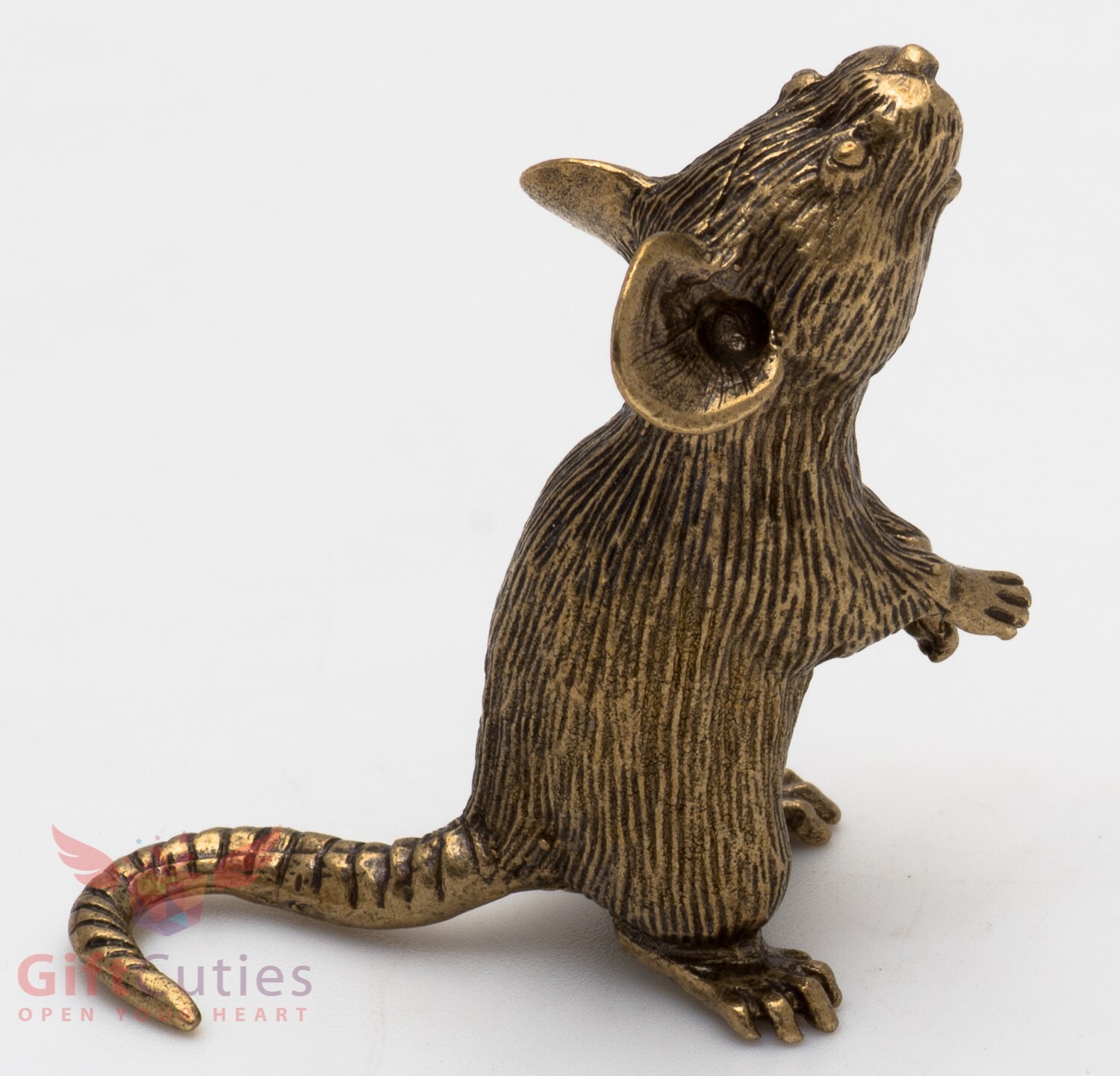 Brass Figurine beggar mouse or Rat IronWork | eBay