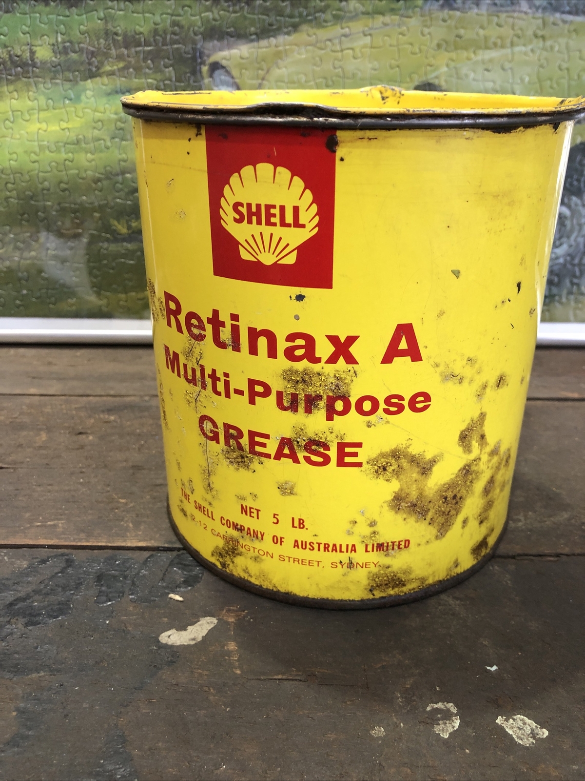 Shell Retinax A Multi Purpose Grease Vintage Can 5lb | eBay