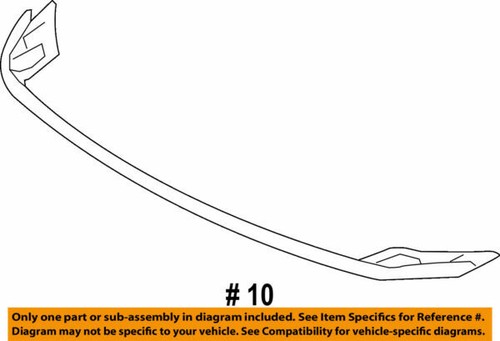53155-33050 Toyota Seal, radiator grille 5315533050, New Genuine OEM ...