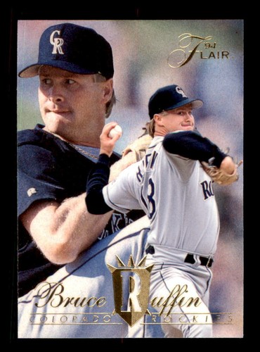 1994 Baseball Flair Bruce Ruffin Colorado Rockies #158 | eBay
