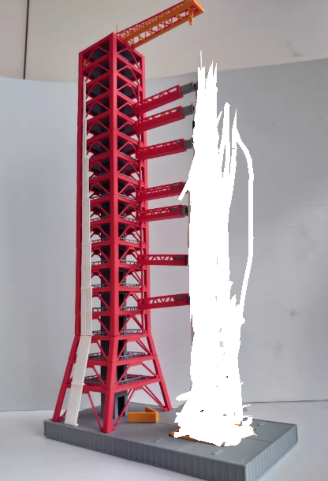 1/400 1/200 Scale Launching Tower Frame Model 3D Build Painted for NASA ...