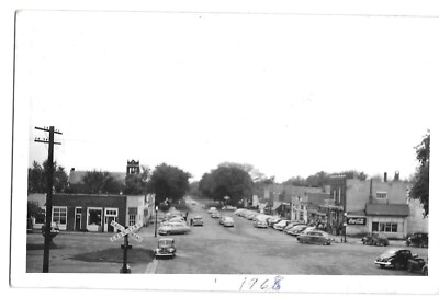 Pomeroy, IA Iowa old RPPC Postcard, Street Scene | eBay