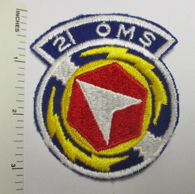 US AIR FORCE 21st OMS ORGANIZATIONAL MAINTENANCE SQUADRON PATCH ...