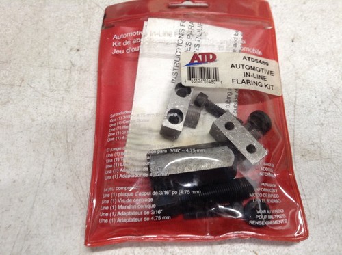 New! ATD Inline Double Flaring Tool Kit, Auto-Specific sizes 3/16 & 4 ...