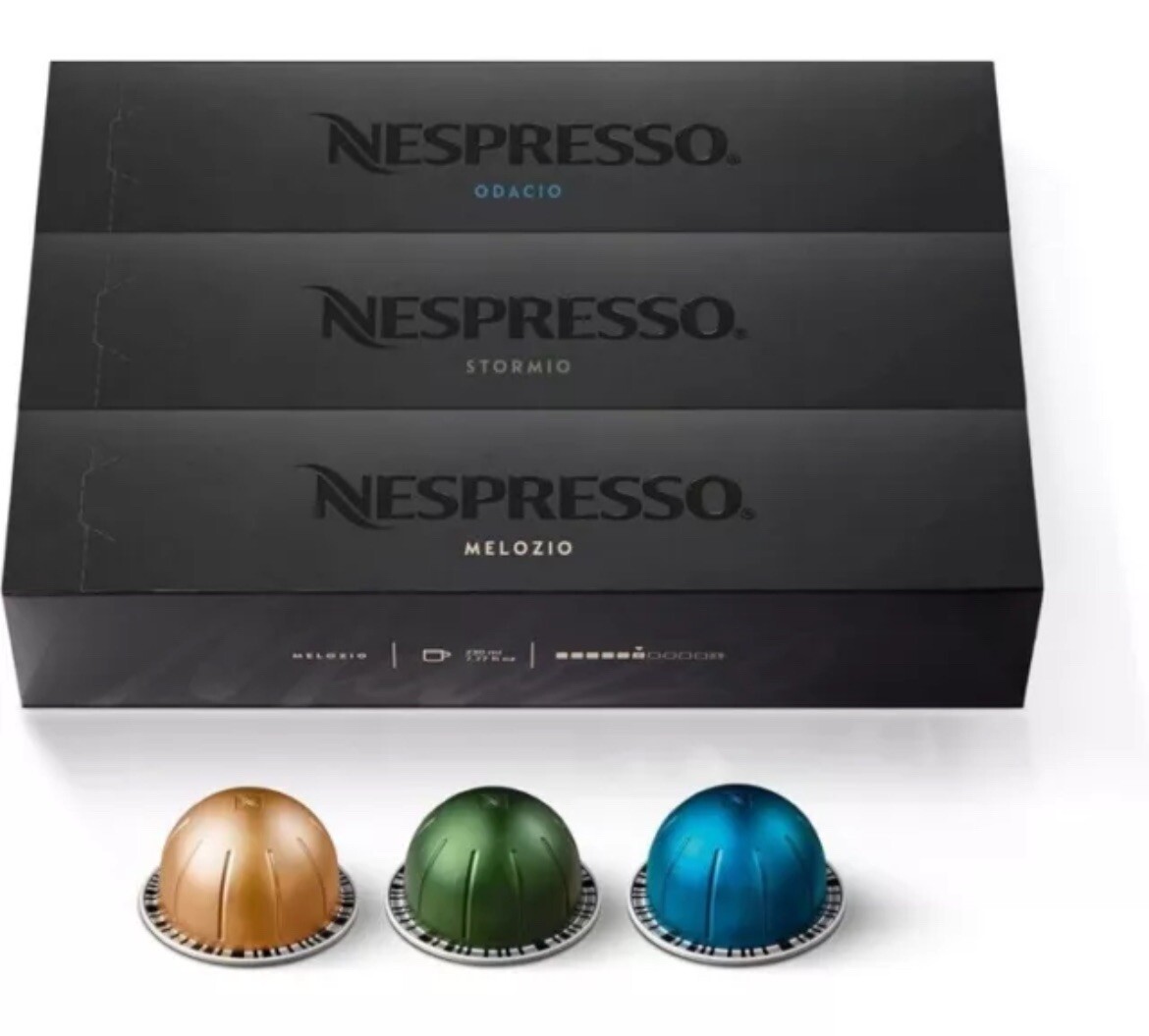 Nespresso Melozio Stormio Odacio Coffee Pods Variety Pack 10 Count ...