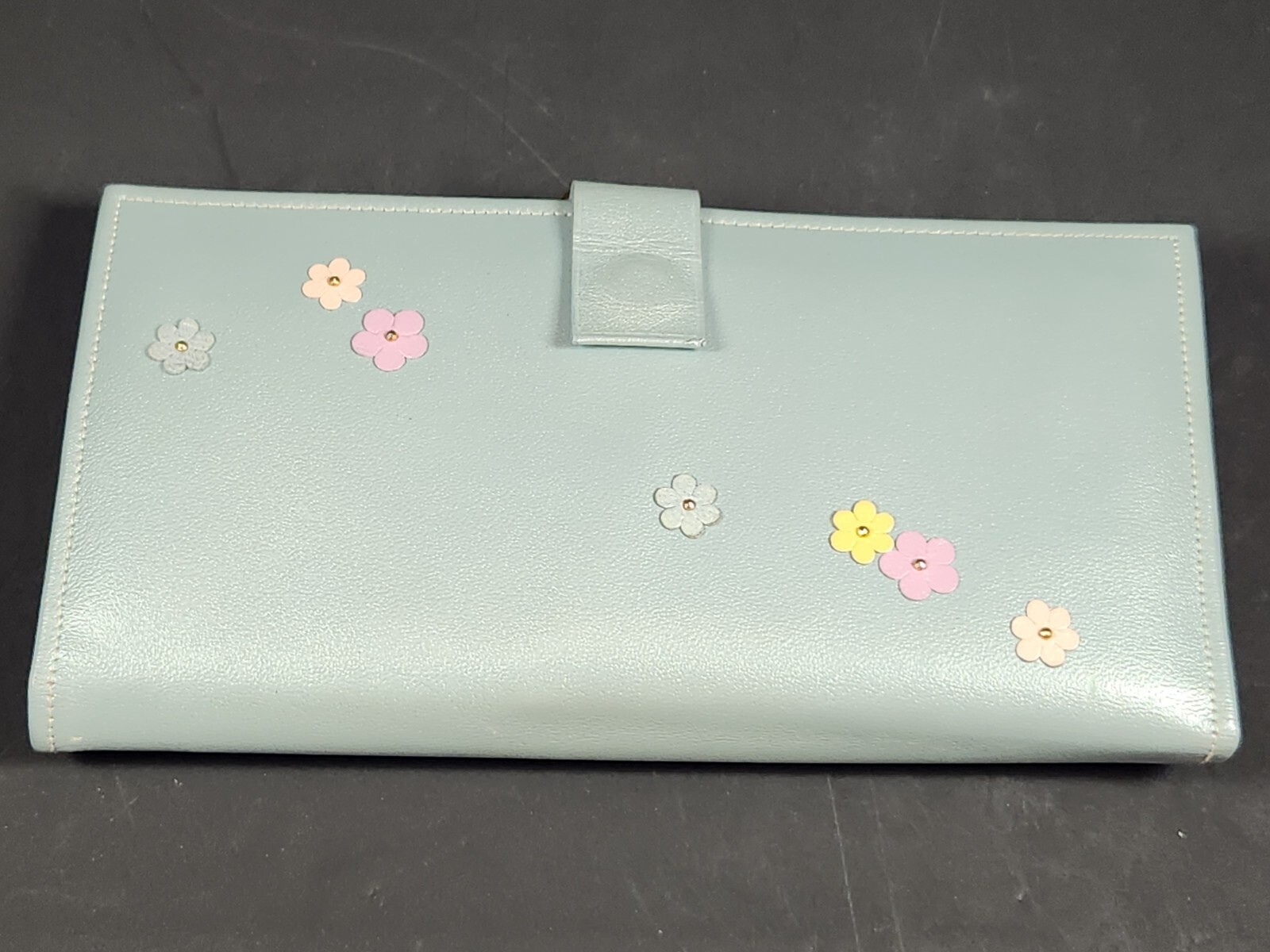 Vintage Princess Gardner baby blue pearlized leather … - Gem