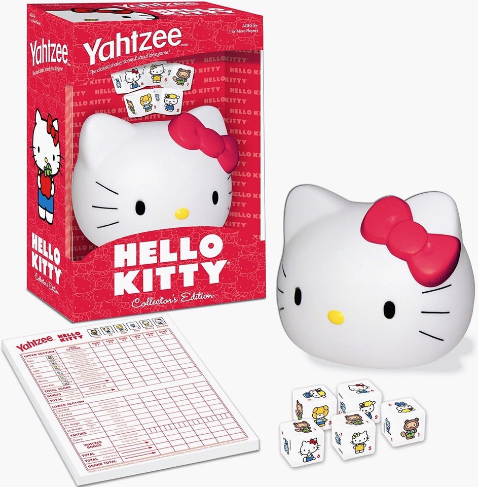 Hello Kitty Limited Edition Sanrio Game Lot Monopoly Scrabble Yahtzee ...