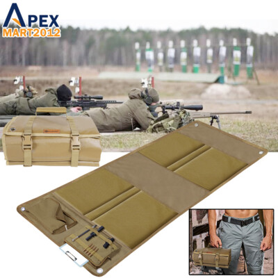Portable Shooting Mat Tactical Prone Padded Roll Up Waterproof Foldable ...