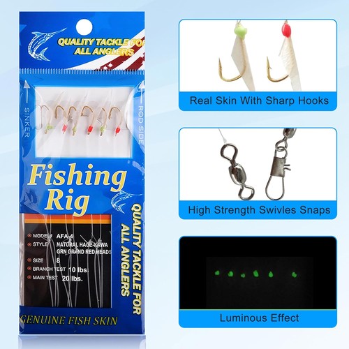 Fishing Bait Rigs Set,12 Packs Surf Saltwater 12Packs-4#, Type A | eBay