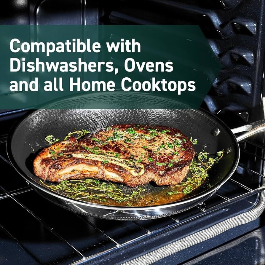 HexClad Hybrid Commercial 7 Piece Cookware Set w/ Lids NonStick New In ...
