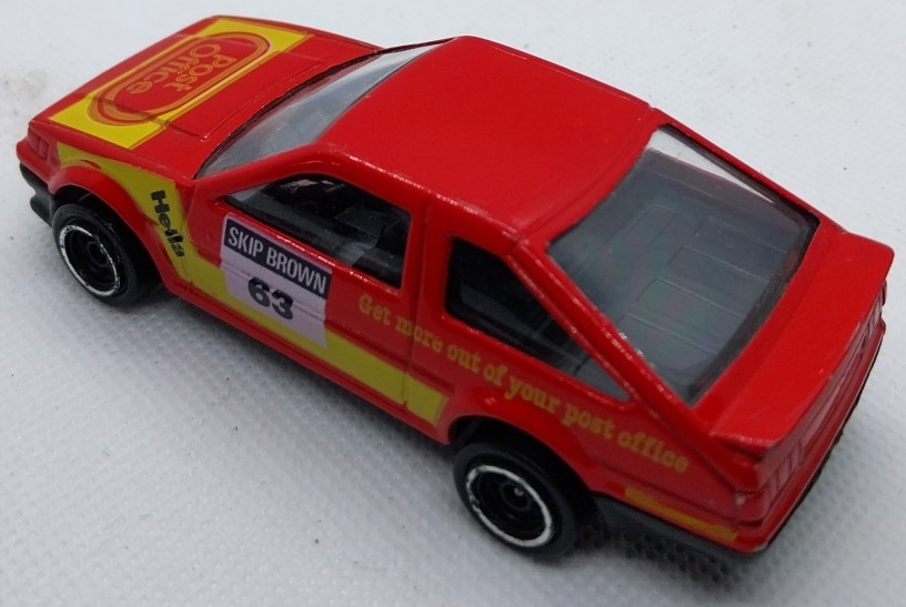 Toyota Corolla AE86 GT Coupe C105 #63 Corgi Post Office Rally Car in ...