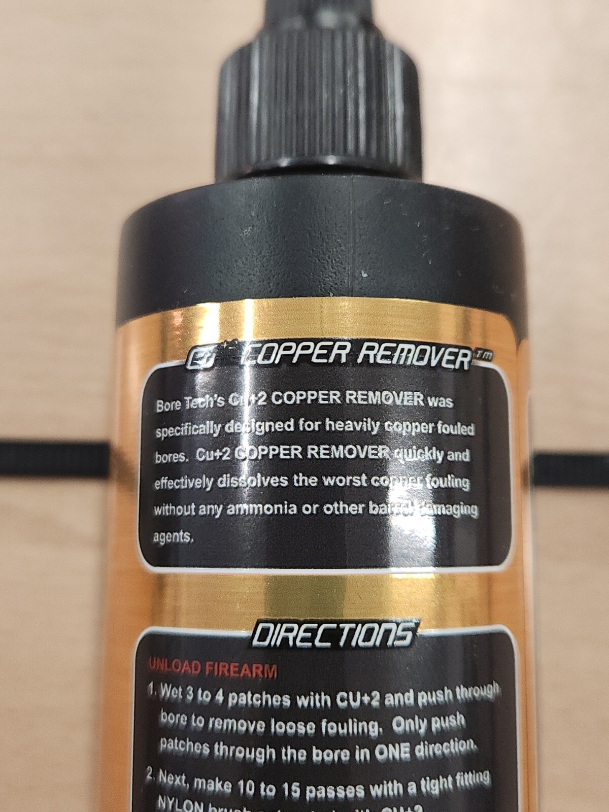 Bore tech Copper Remover Cleaner CU+2 4oz Bottle 118ml | eBay UK