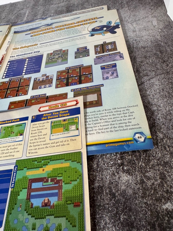 Pokemon Sapphire Ruby Prima Official Strategy Guide 2003 (READ ...