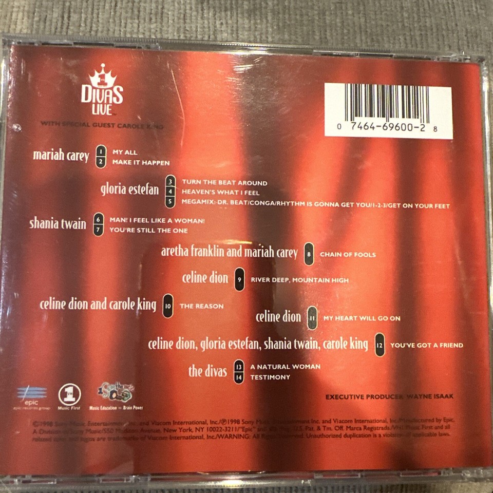 Various Artists : Vh1 Divas Live CD 74646960028| eBay