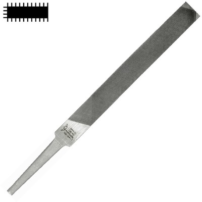 10pcs 8" BAHCO Flat Hand File Second Cut 38 TPI Without Handle Bahco ...