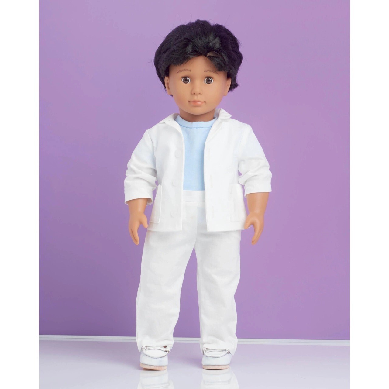 SIMPLICITY SEWING PATTERN 9567 18" RETRO 80s STYLE DOLL CLOTHES, SUIT ...