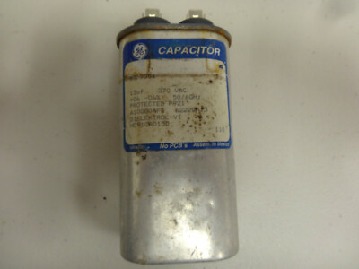GE Capacitor 97F9004; HC91CA015D-15uf; 370VAC; 50/60Hz "USED" | eBay