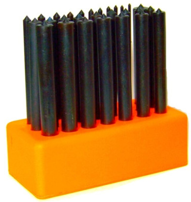 28 pc Heat Treated Transfer Punch Set Impact Transfers Roll Pin Safety ...