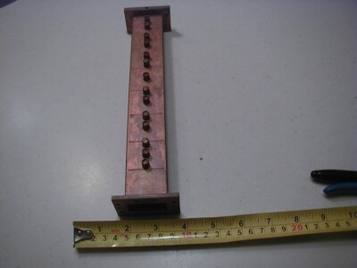 6 GHz Tunable Waveguide Filter, WR-137, Used, Maser line RA Nicely made ...