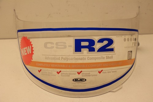 HJC CS-R2 Motorcycle Helmet Clear Visor Model HJ-09C Size Extra Large ...