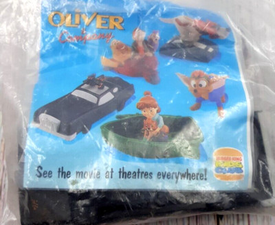 Burger King 1996 Disney Oliver & Company Roscoe & Desoto in Car Kids ...