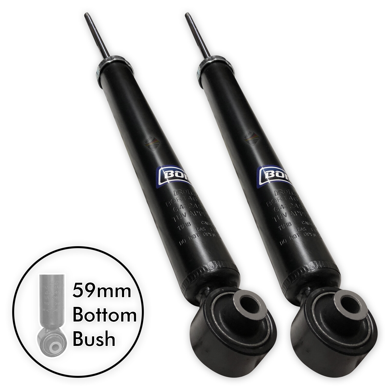 For Audi A3 2.0 TDI 8V 2012- 2x Rear Suspension Gas Shock Absorber ...