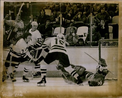 LG785 1977 Original Pete Hohn Photo DEAN TALAFOUS North Stars Penguins ...