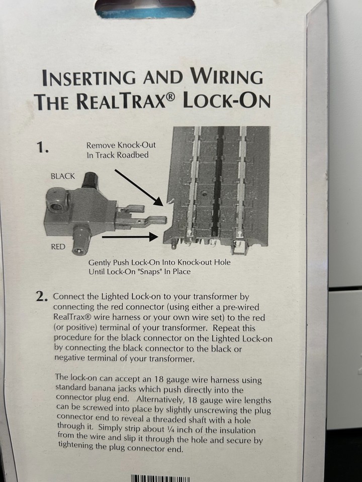 MTH 40-1003 Illuminated Lock-On LN/BOX | eBay