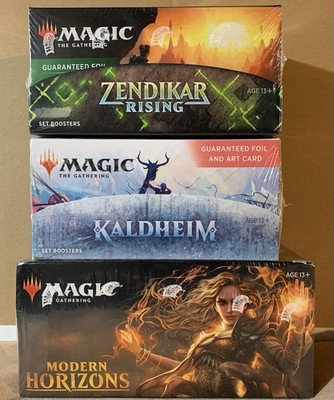 Kaldheim Set - Zendikar Rising Set - Modern Horizons MH1 - Booster Box ...