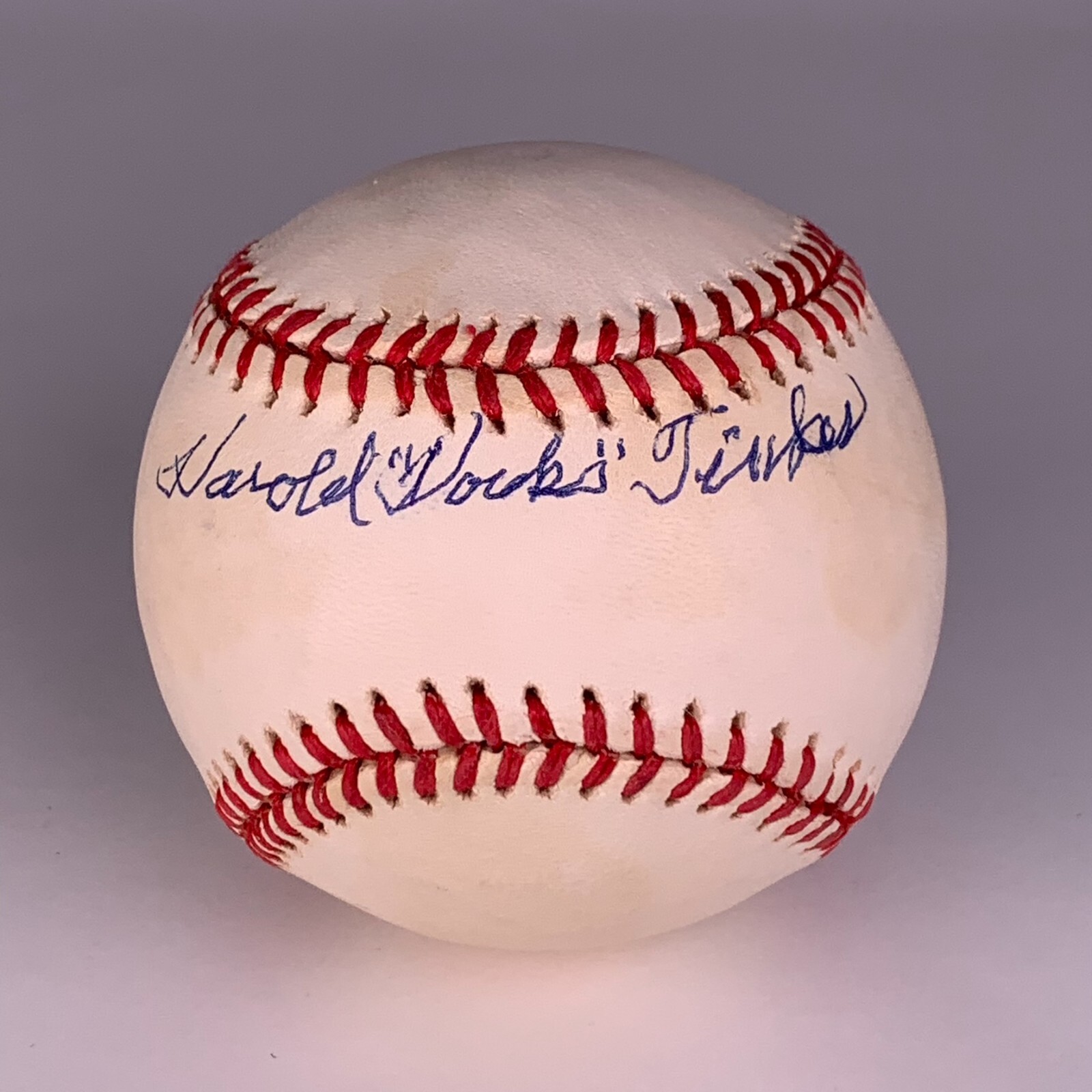Harold Hooks Tinker Autographed Signed Baseball PSA 24134 | eBay