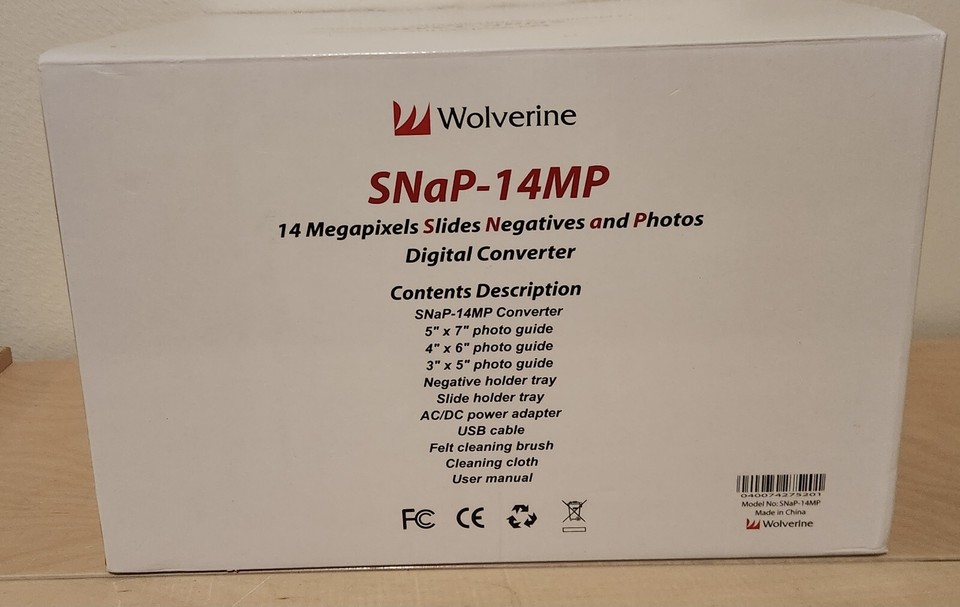 Wolverine SNaP-14MP Digital Converter for Photos Slides Negatives | eBay