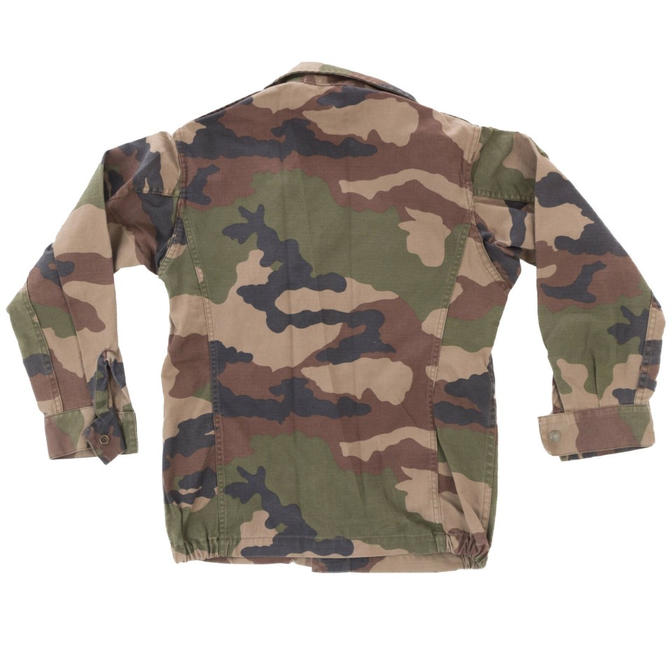 Genuine French Army F2 Camo Shirt Vintage Fatigue Camouflage Jacket ...