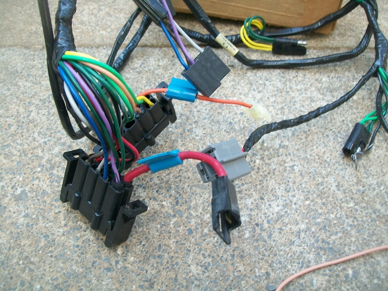 1977 Dodge B100 B200 B300 Van NOS MOPAR Wiring Harness Headlamp 440 400 ...