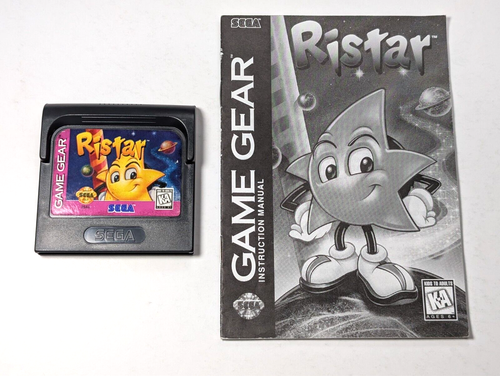 Ristar Sega Game Gear with manual authentic | eBay