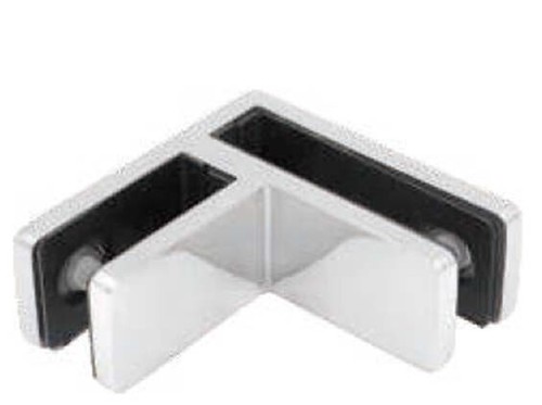 Stainless Steel 90 Degree Glass Balustrade Stiffener / Clamp 10-12mm ...