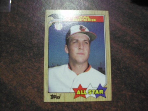 CAL RIPKEN 1987 TOPPS BASEBALL ALL STAR CARD #609 WOW | eBay