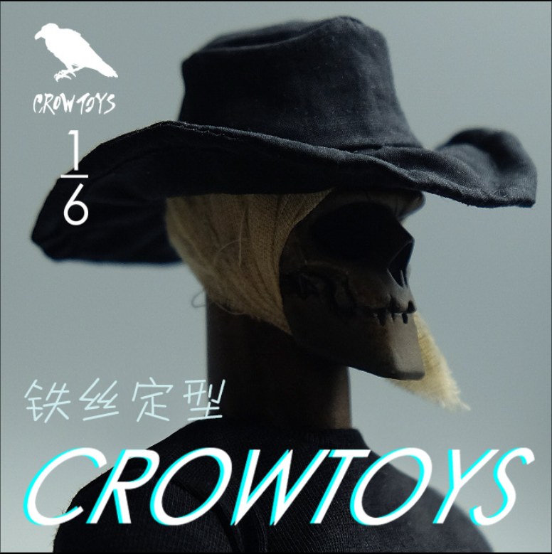 CROW DH TOYS Sodier 1/6 Scale Trendy Stetson Hat Model(3 color) for 12 ...