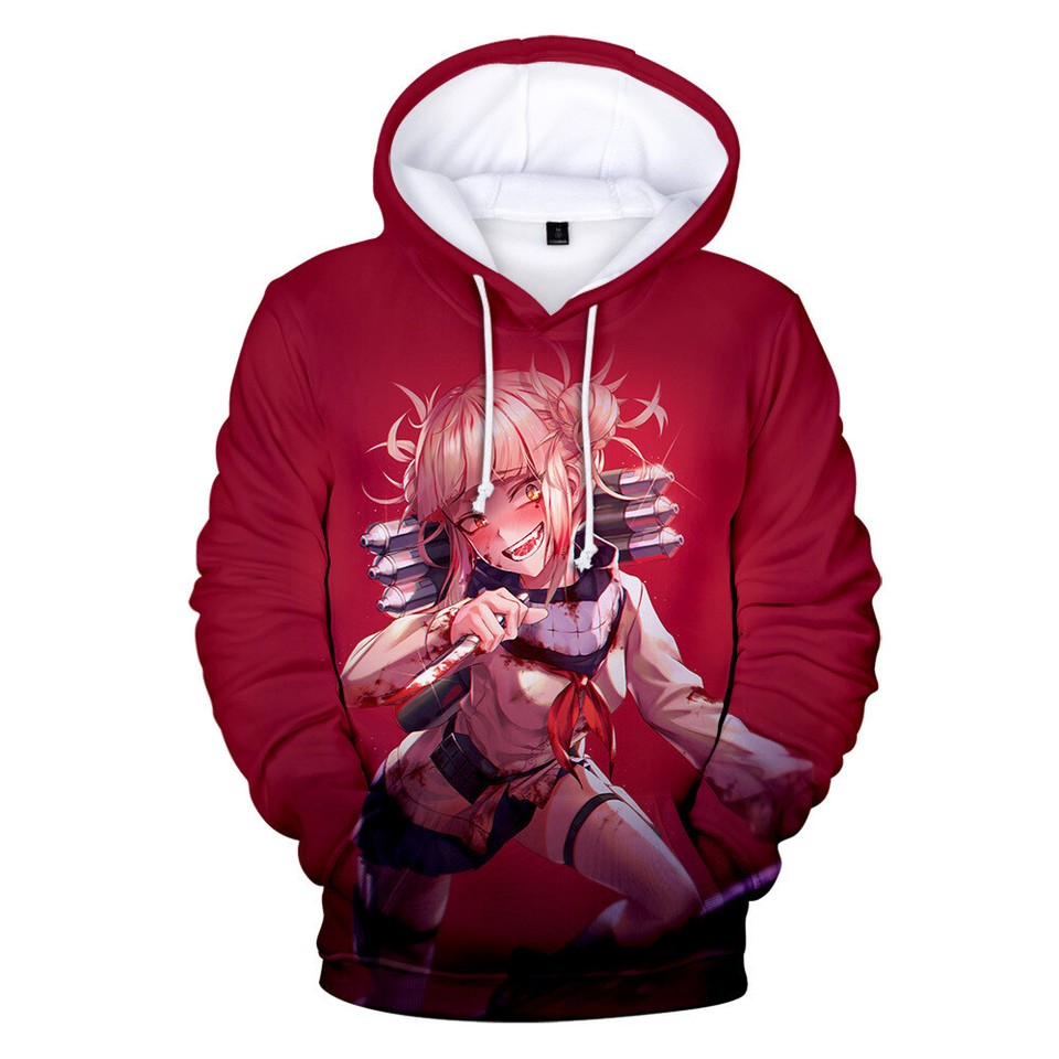 Boku no My Hero Academia Himiko Toga Hoodie Cosplay Sweatshirt Pullover ...