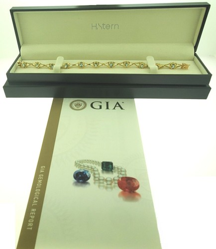 H.Stern 11 Oval Aquamarine Bracelet 18K Yellow Gold w/ Box_ASSAYED | eBay