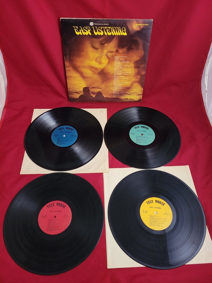 Tele House Presents Easy Listening 4 LP Vinyl Record Albums Various ...