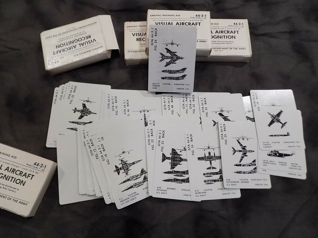 1-Pack 1970s US Army Aircraft Recognition Cards | eBay
