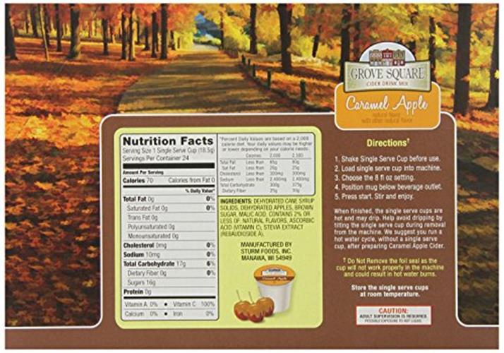 Grove Square Caramel Apple Cider Assorted FlavorNames , Sizes | eBay