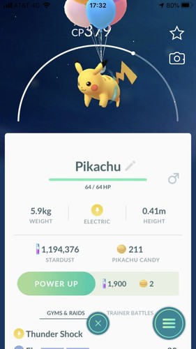 Pokemon Flying Pikachu Balloon Safe/fast/cheap!! NOT Shiny | eBay