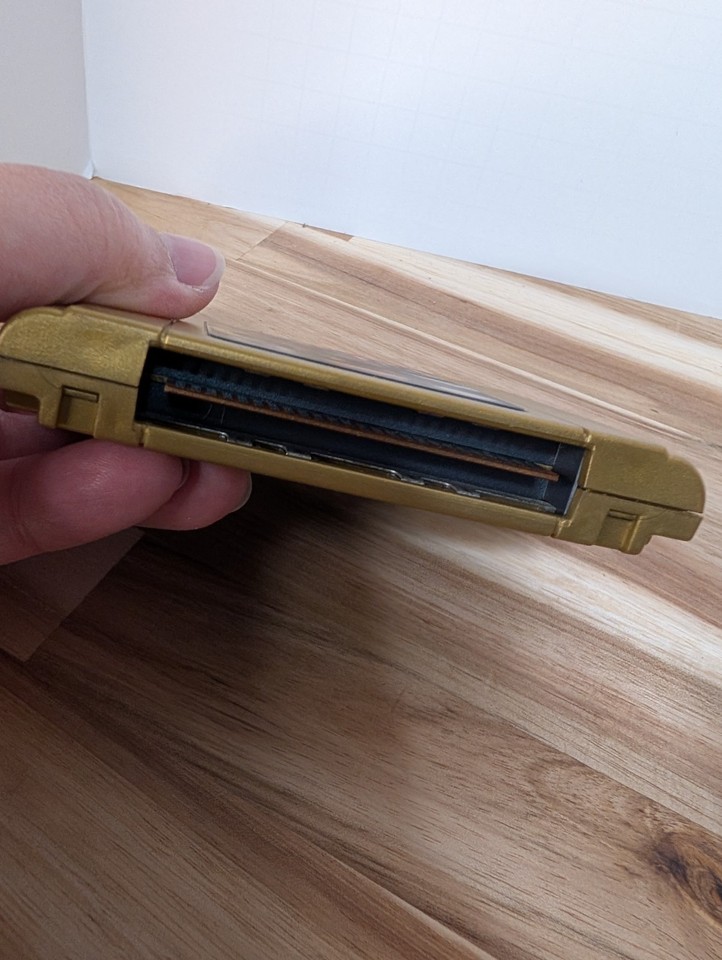 The Legend Of Zelda Majora’s Mask Holographic Gold Edition Authentic ...