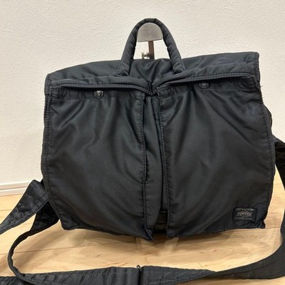 Yoshida Porter Tanker 2-way Shoulder Bag Nylon Black Men's From Japan ...
