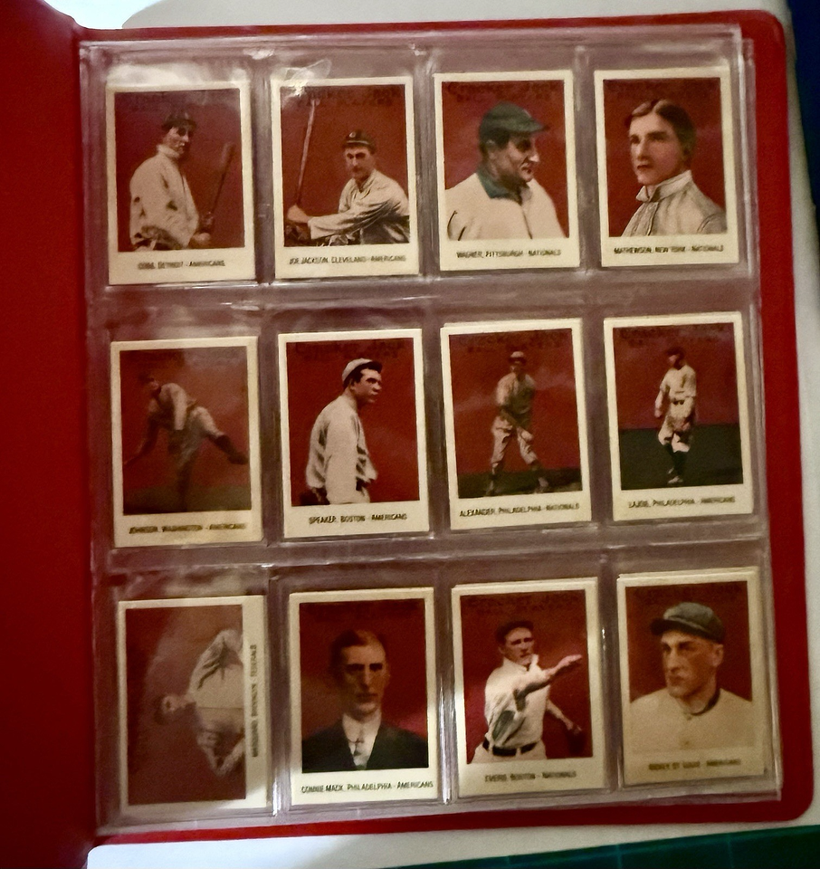 Vintage 1993 Cracker Jack Mini Baseball Cards Players w/ Binder & Book ...