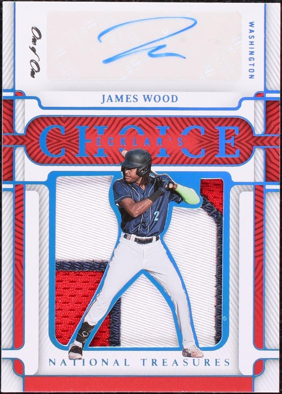 2023 Panini National Treasures - Ecklar's Choice James Wood #ECK-JW ...