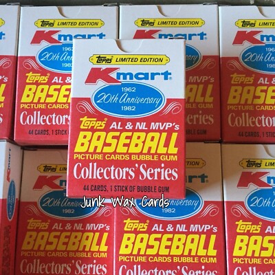 1982 Kmart Topps 20th Anniversary Complete Baseball Card Set Mickey ...