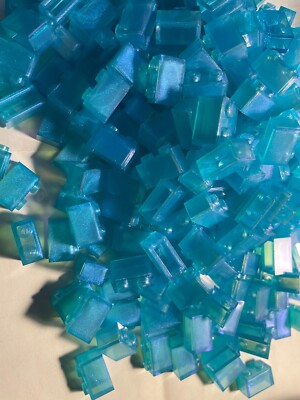 LEGO -NEW #3065 -SATIN TRANS LIGHT BLUE-1 x 2 BLUE BRICK-10 PIECES | eBay